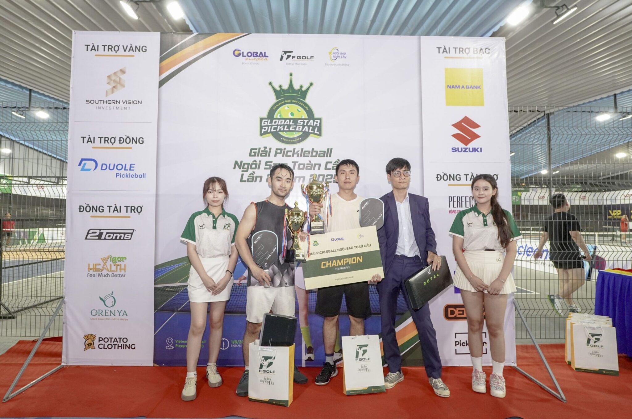 Dấu ấn thương hiệu tại giải Pickleball Ngôi Sao Toàn Cầu lần 2-2025 ...